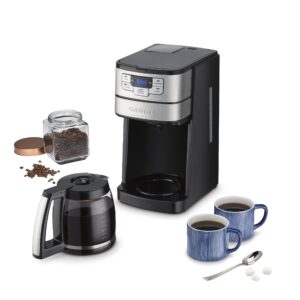 Cuisinart DGB-400SSFR Grind and Brew 12 Cup Coffeemaker - Silver (Renewed)