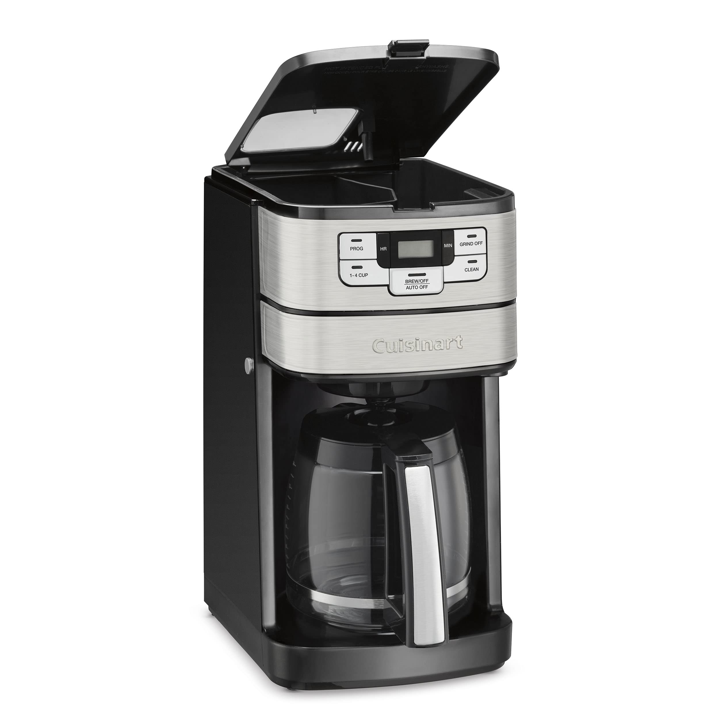 Cuisinart DGB-400SSFR Grind and Brew 12 Cup Coffeemaker - Silver (Renewed)