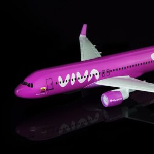 24-Hours Airplane Model Columbia 320 Pink Plane Model Alloy Metal Aircraft Model Birthday Gift Plane Models Chiristmas Gift 1:400