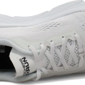 Skechers Women's MAX Cushioning Elite-Destination Point Sneaker, White, 8