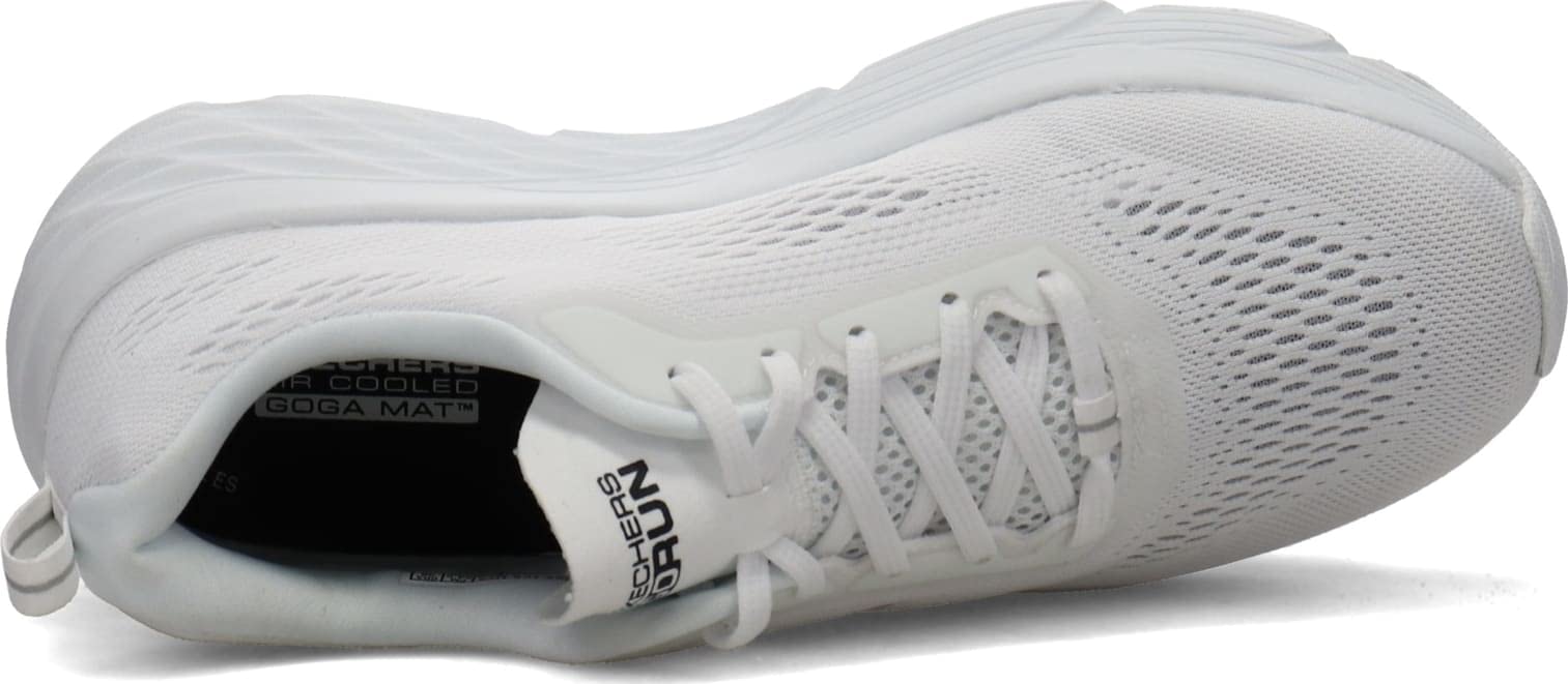 Skechers Women's MAX Cushioning Elite-Destination Point Sneaker, White, 8