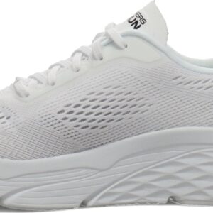 Skechers Women's MAX Cushioning Elite-Destination Point Sneaker, White, 8