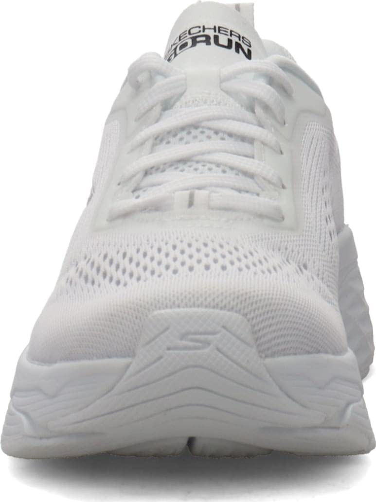 Skechers Women's MAX Cushioning Elite-Destination Point Sneaker, White, 8