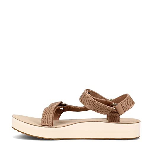 Teva Women's Midform Universal Geometric Sandal, Sand Dune, 7