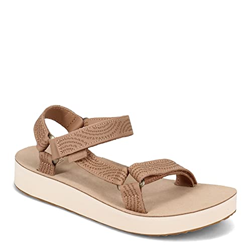 Teva Women's Midform Universal Geometric Sandal, Sand Dune, 7