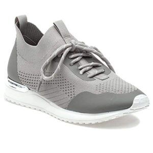 J/Slides Women's Opal Grey Knit 8 M