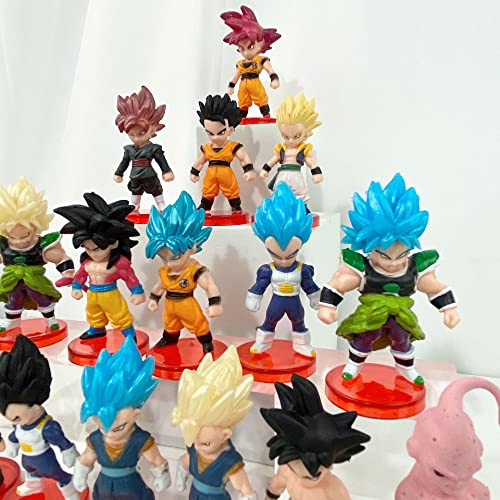 Dragon Ball Z 16-Piece Action Figure Set, 3-inch Collectibles for Cake Toppers & Party Favors