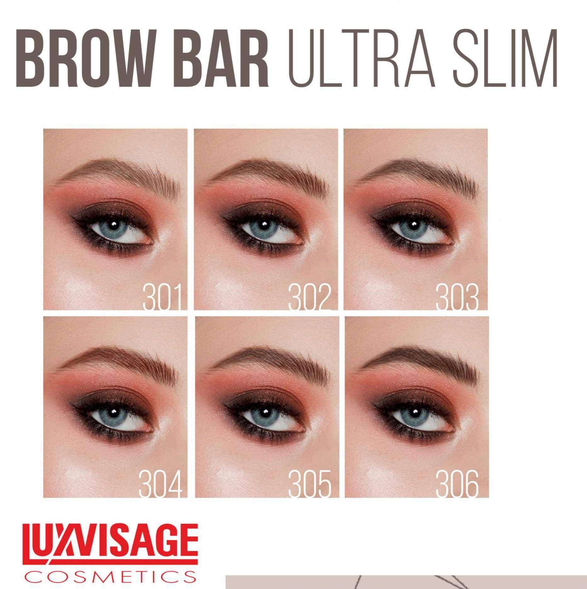 Luxvisage Automatic Eyebrow Pencil Brow Bar Ultra Slim 306, Espresso