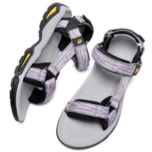 CAMEL CROWN Waterproof Hiking Sandals Women Arch Support Sport Sandals Comfortable Walking Water Sandals for Beach Travel Athletic