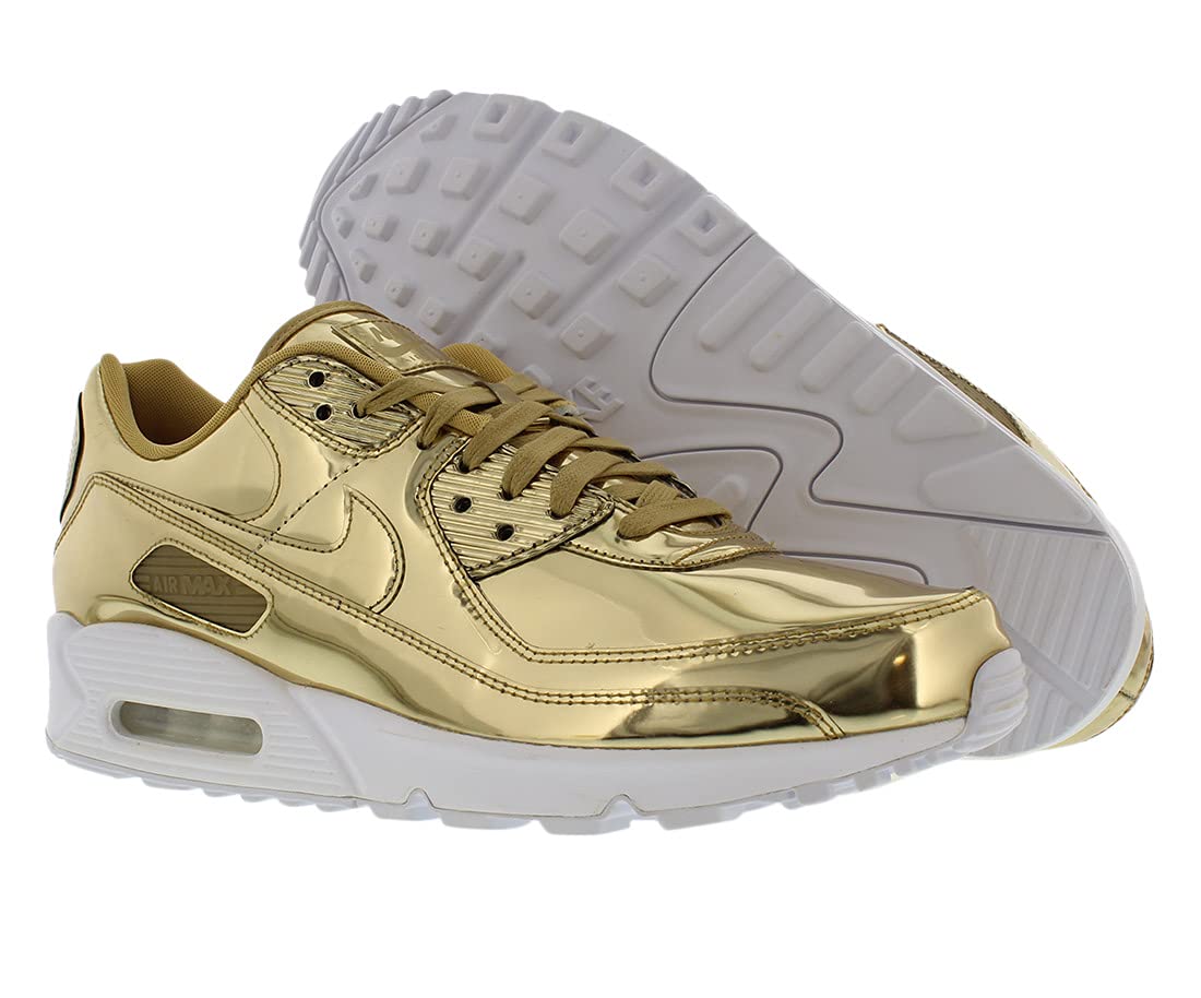 Nike Womens Air Max 90 WMNS CQ6639 700 Metallic Pack - Gold - Size 8W