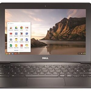 Dell Chromebook 11, Intel Celeron N2840 2.16G up to 2.58Ghz, 4G DDR3, 16G Emmc, USB 3.0, HDMI, Google Chrome System (Renewed)