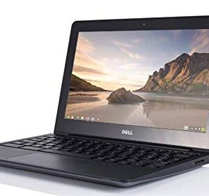 Dell Chromebook 11, Intel Celeron N2840 2.16G up to 2.58Ghz, 4G DDR3, 16G Emmc, USB 3.0, HDMI, Google Chrome System (Renewed)