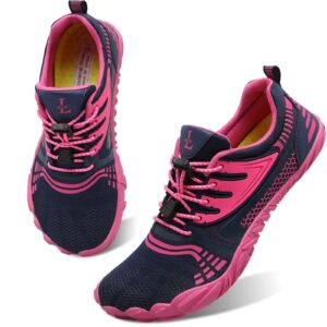 L-RUN Women's Water Shoes for Beach Pool Surf Dive Navy (Women 8.5, Men 7)=EU39