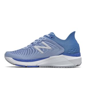 new balance women's fresh foam 860v11, light blue, 8 narrow