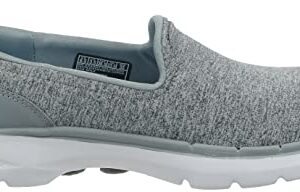 Skechers Women's GO Walk 6-Grand Horizon Sneaker, Gray, 8 Wide