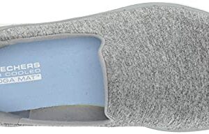 Skechers Women's GO Walk 6-Grand Horizon Sneaker, Gray, 8 Wide