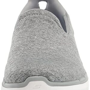 Skechers Women's GO Walk 6-Grand Horizon Sneaker, Gray, 8 Wide