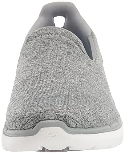 Skechers Women's GO Walk 6-Grand Horizon Sneaker, Gray, 8 Wide