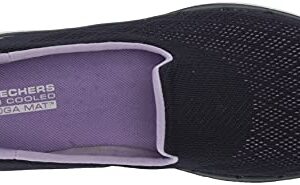 Skechers Women's GO Walk 6-Cosmic Force Sneaker, Navy/Lavender, 7.5