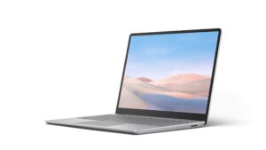 microsoft surface laptop go 12.4" touchscreen, intel core i5-1035g1, 8gb ram, 256gb ssd, integrated intel uhd graphics, windows 10 home in s mode, platinum, 21d-00001 (renewed)