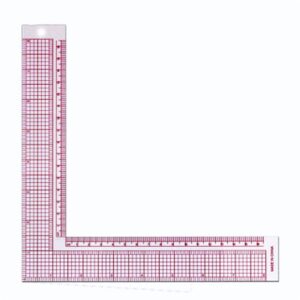 sperrins plastic l-square ruler sewing measuring 90 degree professional tailor ruler garment pattern dress making craft tool