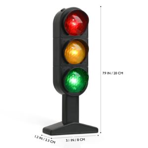 TOYANDONA Traffic Light Signs Toy Multicoloured Simulation Road Light Safety Traffic Maker Crosswalk Signal Model Toy for Kids Birthday Education Gifts