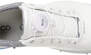 ECCO Women's G 3 BOA Gore-TEX Waterproof Golf Shoe, White, 7-7. 5