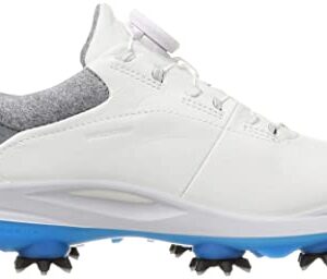 ECCO Women's G 3 BOA Gore-TEX Waterproof Golf Shoe, White, 7-7. 5