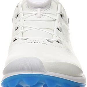 ECCO Women's G 3 BOA Gore-TEX Waterproof Golf Shoe, White, 7-7. 5