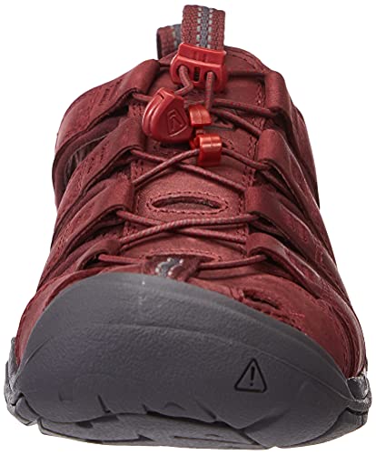 KEEN Women's Sneaker Sandal, Burgundy, 7.5