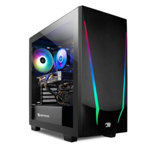 ibuypower pro gaming pc computer desktop trace 4 93g730 (amd ryzen 5 3600 3.6ghz, nvidia geforce gt 730 2gb, 8gb ddr4 ram, 240gb ssd, wifi ready, windows 10 home)