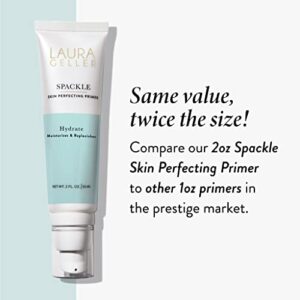 LAURA GELLER NEW YORK Spackle Super-Size - Hydrate - 2 Fl Oz - Skin Perfecting Primer Makeup with Hyaluronic Acid - Long-Wear Foundation Face Primer