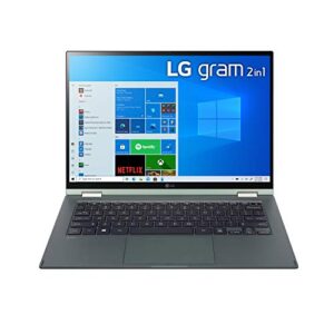 LG-LCD-Laptop 14" 2-in-1 WUXGA (1920x1200) IPS Touch-Display, 16GB-Ram, 1TB SSD, DCI-P3 99%, Lightweight (2.8lbs) Green