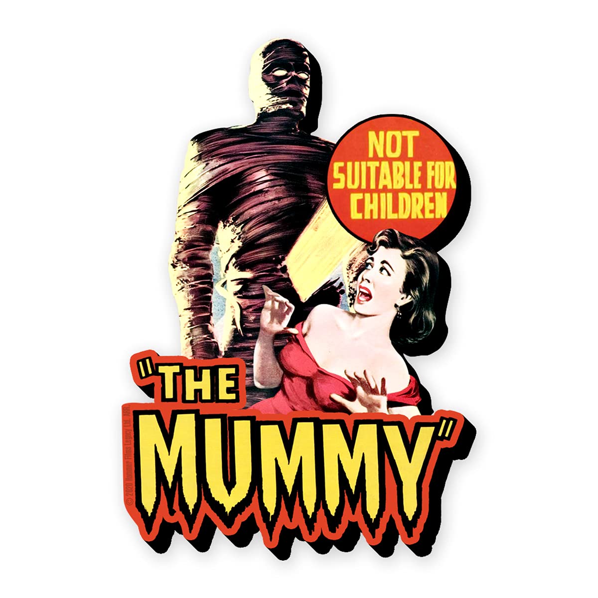 AQUARIUS - Hammer The Mummy Not Suitable For Children Funky Chunky Magnet