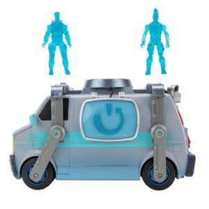 FORTNITE Feature Deluxe Reboot Van, Electronic Vehicle with Two 4-inch Articulated Reboot Drift (Stage 1) and Recruit Jonesy Figures, and Accessory - Amazon Exclusive