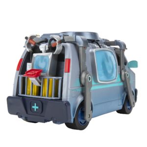 FORTNITE Feature Deluxe Reboot Van, Electronic Vehicle with Two 4-inch Articulated Reboot Drift (Stage 1) and Recruit Jonesy Figures, and Accessory - Amazon Exclusive