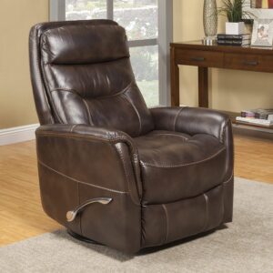 parker living gemini - truffle manual swivel glider recliner