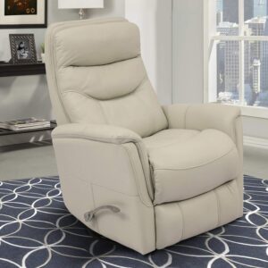 parker living gemini - ivory manual swivel glider recliner