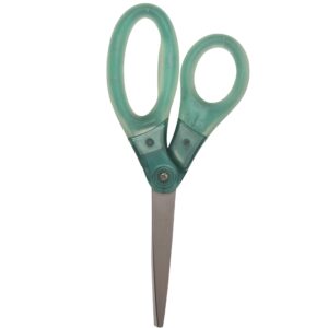 Westcott 8" Gel-Grip Multipurpose Scissors for Office and Home, Green