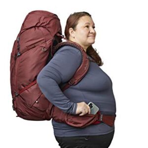 Gregory Mountain Products Kalmia 60 Backpacking Backpack, Bordeaux Red, XS/SM Plus (139219-1126)