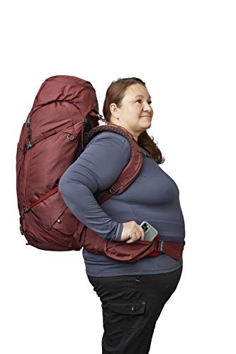 Gregory Mountain Products Kalmia 60 Backpacking Backpack, Bordeaux Red, XS/SM Plus (139219-1126)