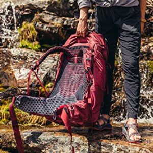 Gregory Mountain Products Kalmia 60 Backpacking Backpack, Bordeaux Red, XS/SM Plus (139219-1126)