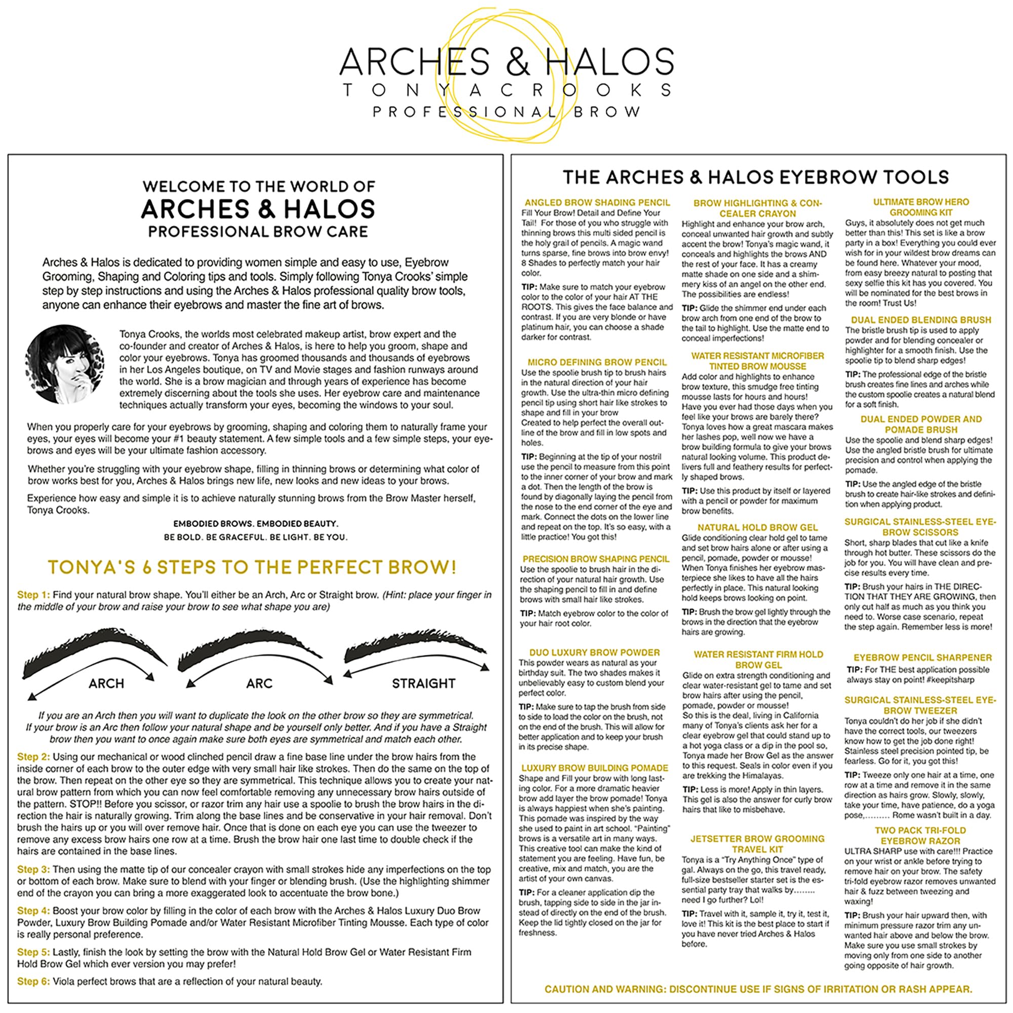 Arches & Halos Micro Defining Brow Pencil - Get Fuller and More Defined Brows - Long-Lasting, Smudge Proof, Rich Color - Dual Ended Pencil with Brush - Vegan and Cruelty Free - Dark Brown - 0.03 oz