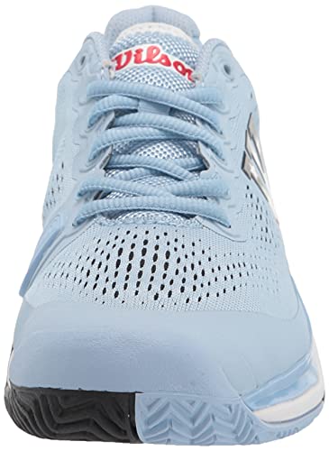 Wilson Women's Rush PRO 3.0 PB W Pickleball Shoe, CHAMBRY BLUEW/White/Outerspace, 6