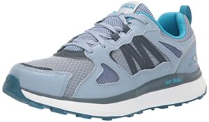 skechers women's go run adventure sneaker, blue, 8.5