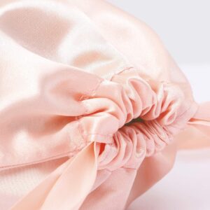 Cuulrite Ballet Pointe Shoes Bag Satin Drawstring Dance Shoe Storage Bag Pink One Size