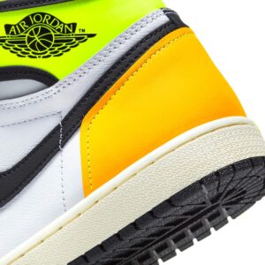 Jordan Men's 1 Retro High OG Volt Gold White/Black-Volt (555088 118) - 9