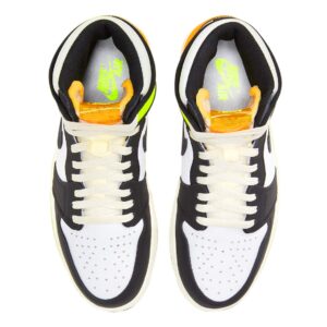 Jordan Men's 1 Retro High OG Volt Gold White/Black-Volt (555088 118) - 9