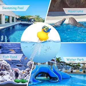 Doli Yearning Swimming Pool Thermometer Floating Easy Read Pond Thermometer with String| Shatter Resistant| for Outdoor & Indoor Swimming Pools, Spas, Hot Tubs| Classic Duck