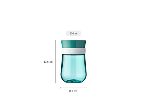 Mepal Mio – 360° Training Cup Deep Blue – Leak-proof Cup from 9 Months – Dishwasher Safe